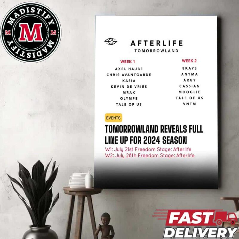 Afterlife Tomorowland Tour 2024 Full Line Up For 2024 Season ...