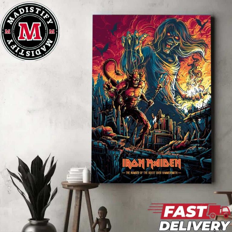 Poster Iron Maiden Beer Fan Gifts Metalhead Home Decor Poster Canvas ...
