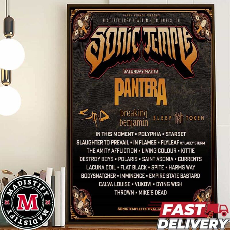 Pantera Show 2024 In Sonic Temple Festival Columbus Full Line Up Band ...