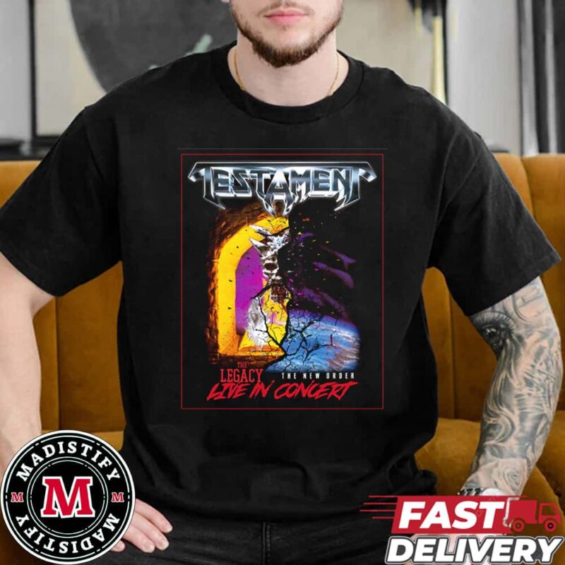 The Legacy TNO Poster For Testament Merchandise Merchandise T-Shirt ...