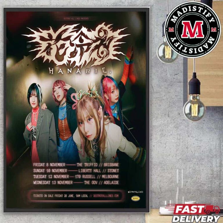 Hanabie Debut Tour 2024 In Australia On September Schedule List Date Home Decoration Poster ...