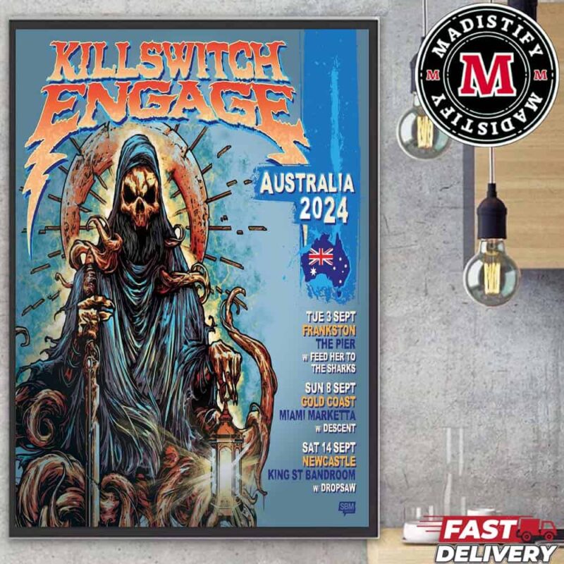 Killswitch Engage Australia 2024 Tour Schedule List Date Home Decor ...