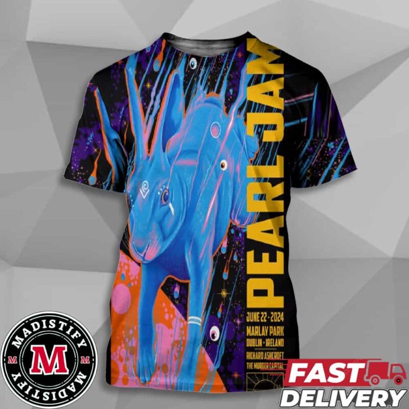 Merch Poster Pearl Jam Event Poster Art By Doaly Whelans Live At Marlay ...