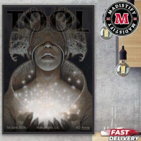 Official Merch Poster Tool Band Show In London UK At The O2 Arena On ...