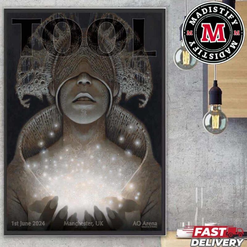 Official Merch Poster Tool Band Show In London UK At The O2 Arena On ...