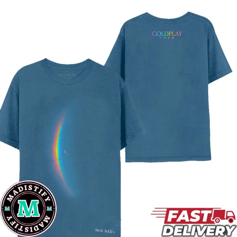 Moon Music Album By Coldplay Merchandise 2024 Limited All Over Print T ...