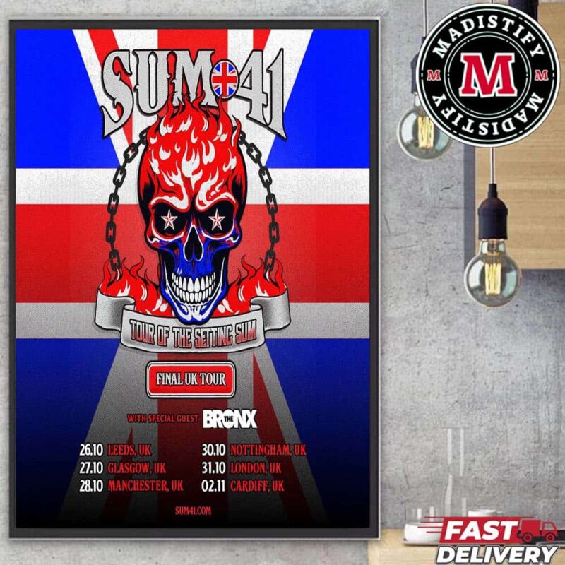 Sum 41 The Final North America 2024 Tour Schedule List Date Home Decor ...