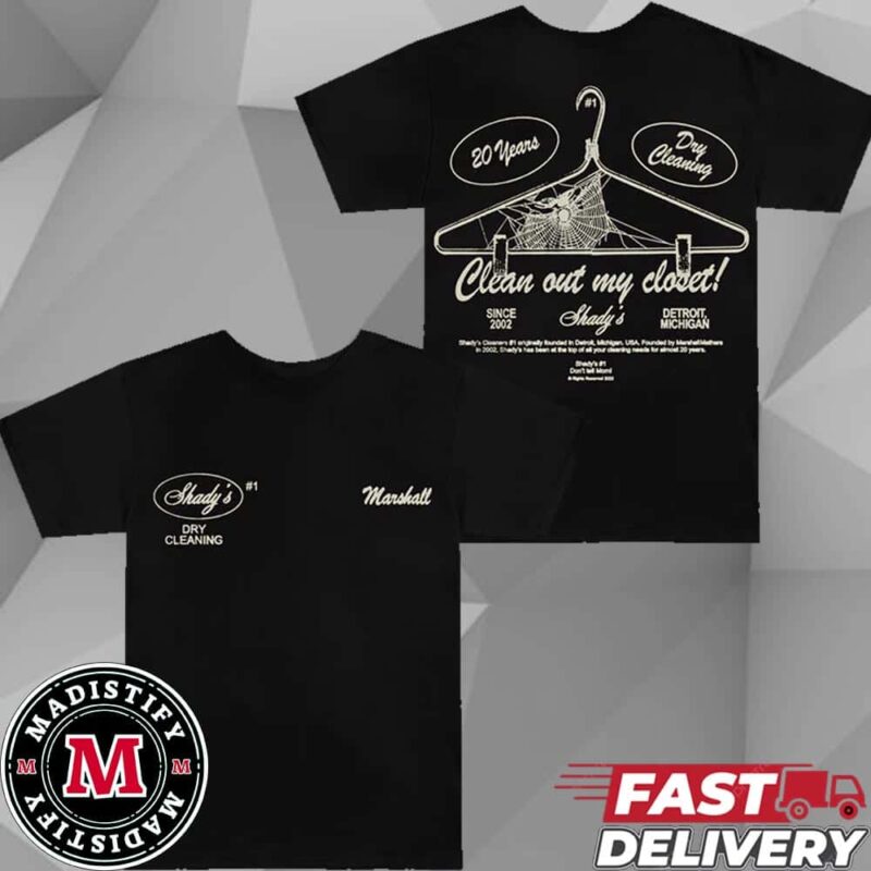 Shady Cleaners Merch Tee Eminem Slim Shady x Mashall Shady Dry Cleaning ...