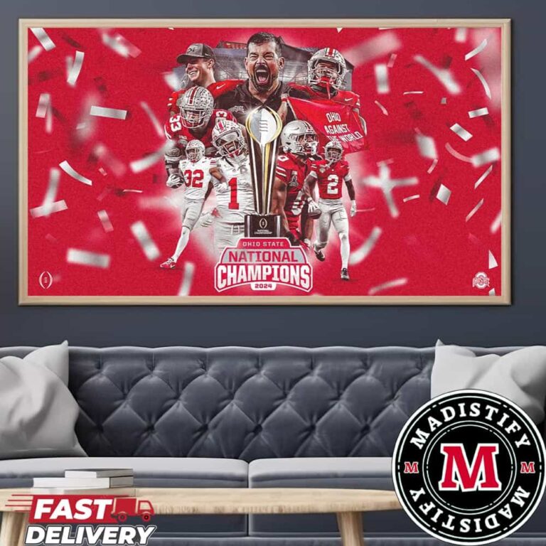 Ohio State Buckeyes 2024 College Football Playoff National Champions ...