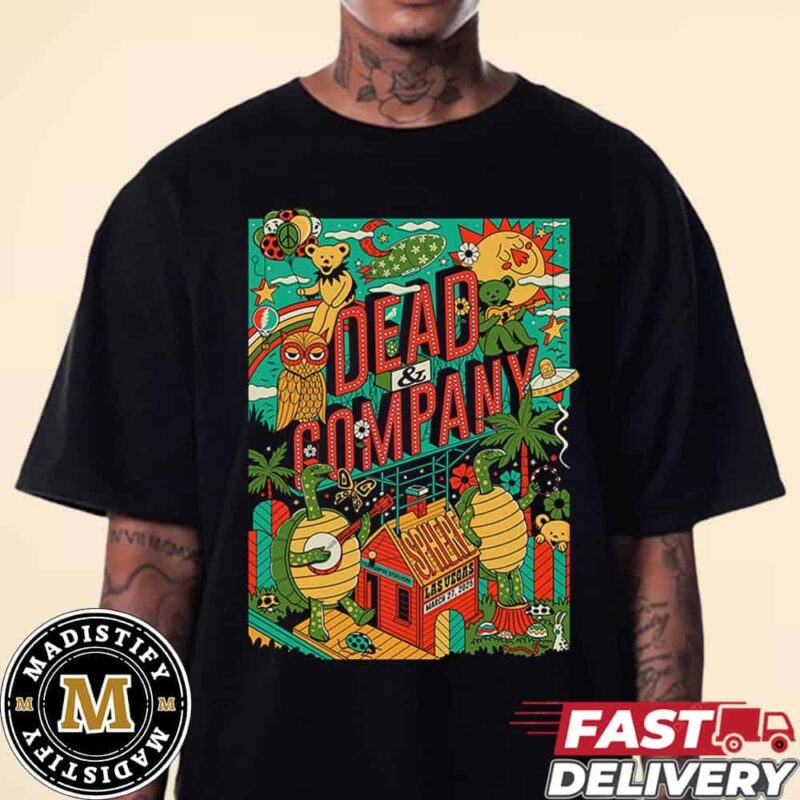 Dead And Company Dead For Ever Merch Poster For Show On March 27 2025 ...