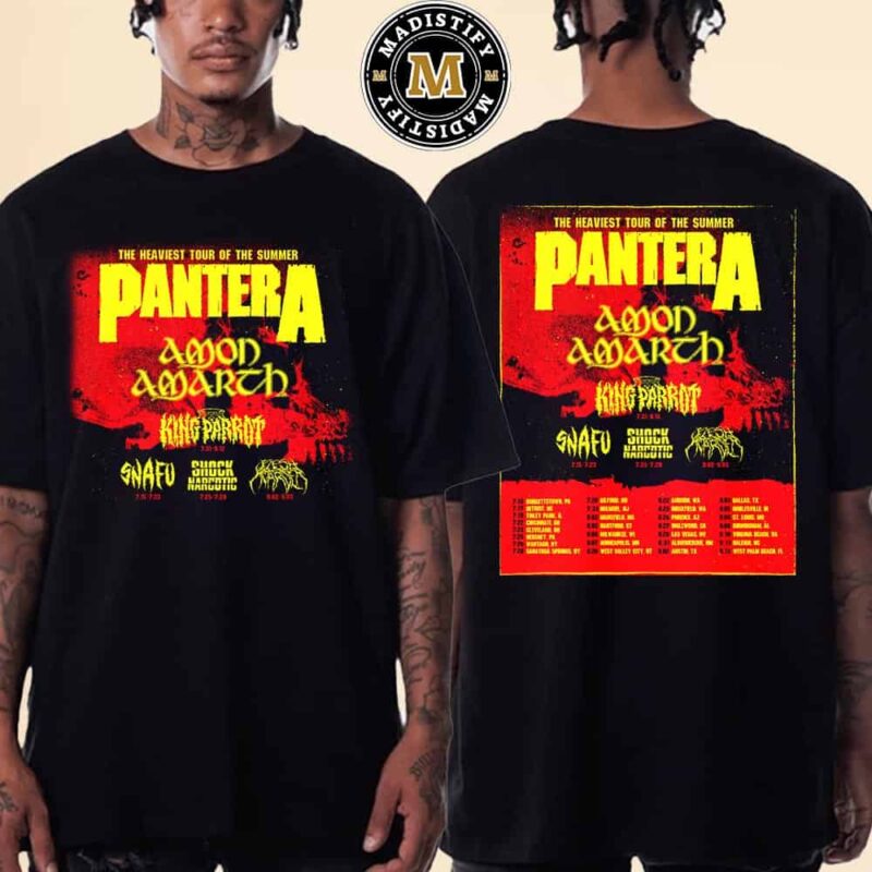 Pantera Merchandise The Heaviest Tour Of Summer 2025 Dates List Two ...