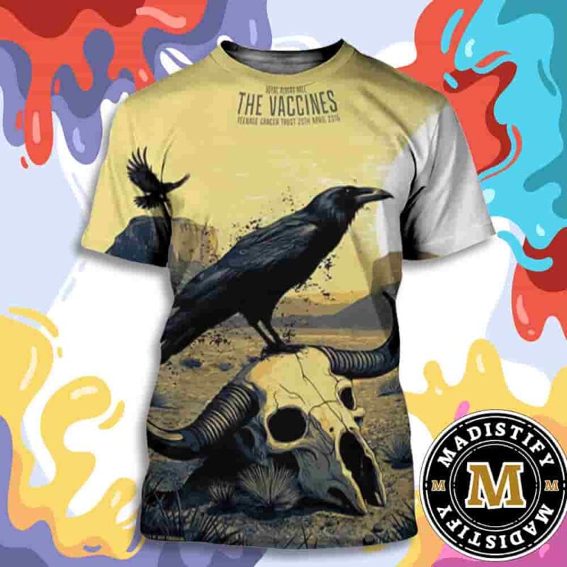 The Vaccines Band Merch Poster For Show Teenage Cancer Trust April 20th ...