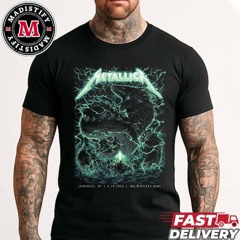 Metallica Tonight In M72 Syracuse NY Concert Poster Art Collin Estrada ...